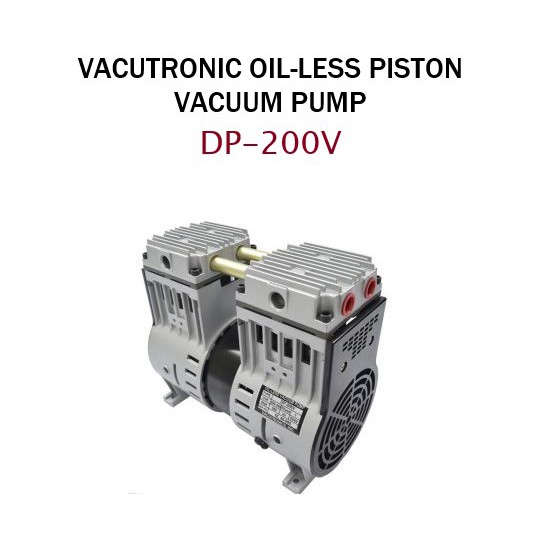 Vacutronic Oil-Less Piston Vacuum Pump DP-200V (165L/min, 580W ...