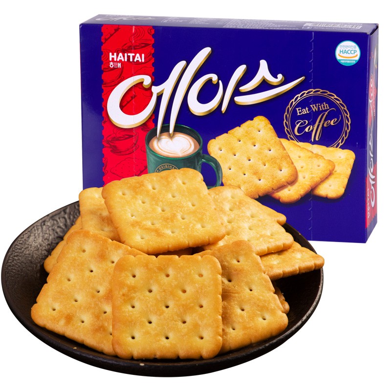 [READY STOCK!!!] Korean snacks food HAITAI Biscuits Ace Sand cracker cookies 121g/364g | Shopee ...