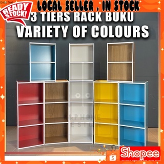 🌈[HOT🔥]Rack 3 Layer Multipurpose Wooden Compartment Wooden Book Rack ...