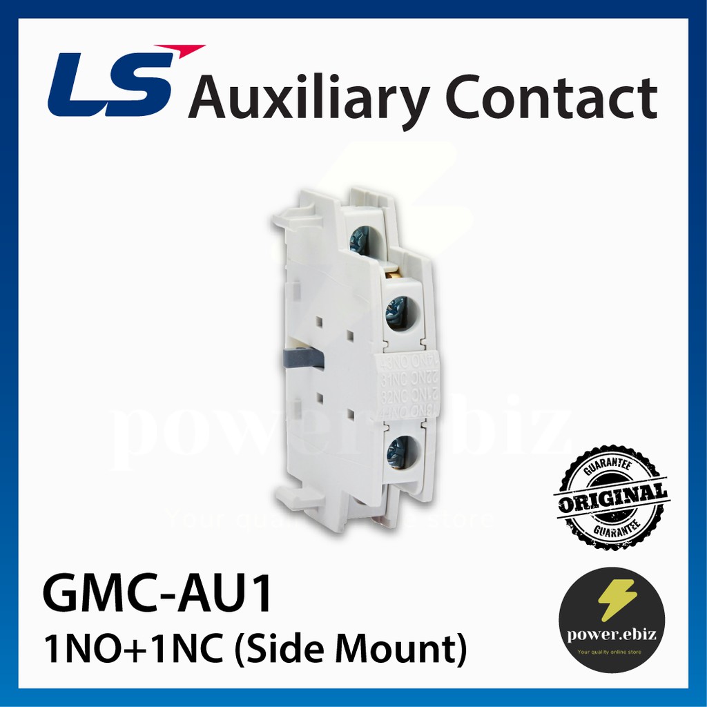 LS GMC-AU1 Auxiliary Contact (1no + 1nc Side Mount) | Shopee Malaysia