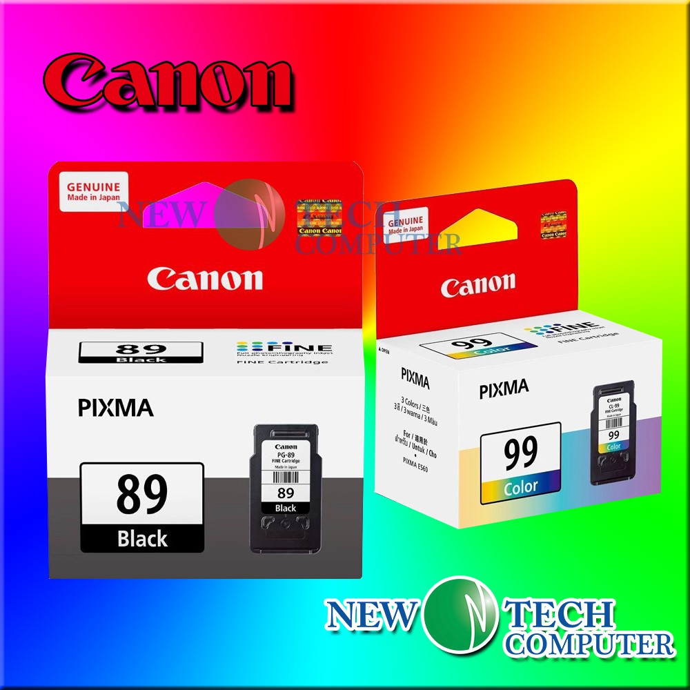 CANON PG-89 PG 89 PG89 BLACK / CL-99 CL 99 CL99 COLOR INK CARTRIDGE NEW ...