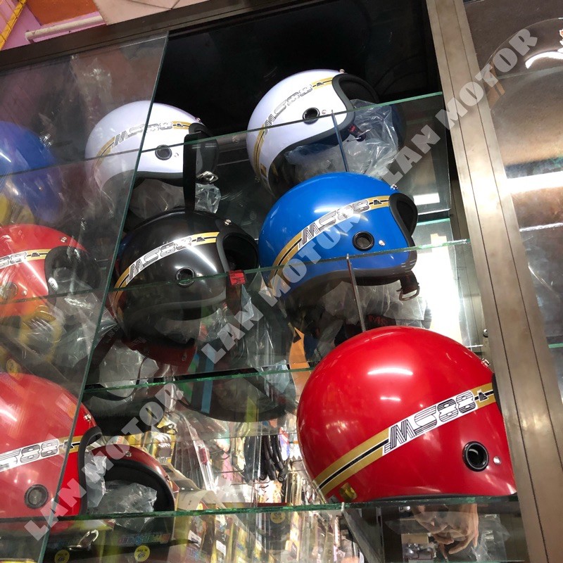 MS88 HELMET ORIGINAL - BLUE / RED / BLACK / WHITE | Shopee Malaysia