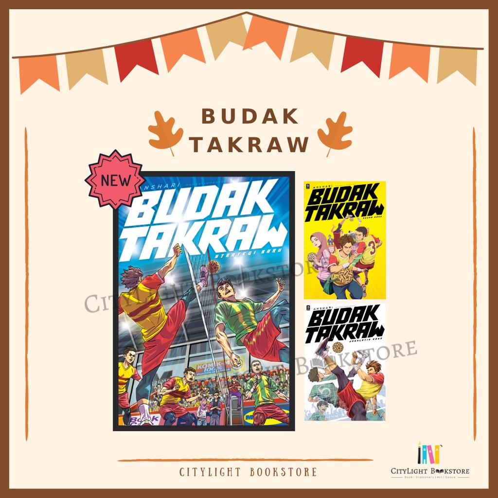 [CITYLIGHT] Komik-M: Budak Takraw / + Plus - PTS | Shopee Malaysia
