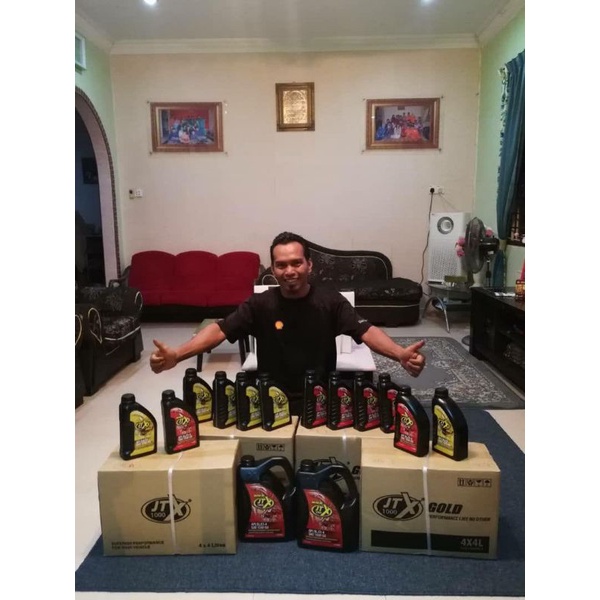 💯ORIGINAL JTX 1000 GOLD MOTOR OIL 1 LITER / 4 LITER - Kereta & Motor ...