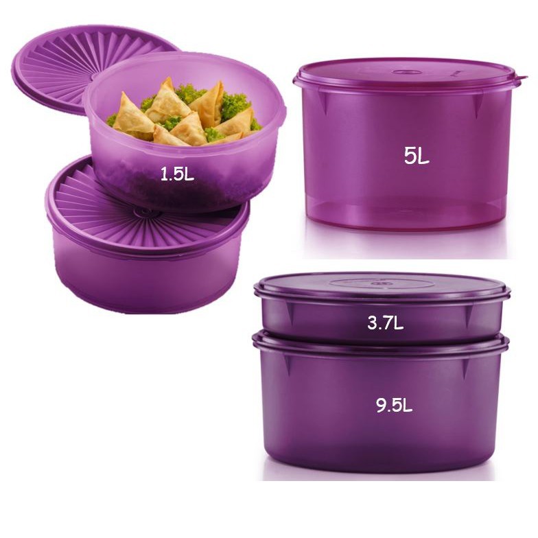 (Ready Stock ) ~ Tupperware Take A Lot Set / Deco Canister / Jumbo ...