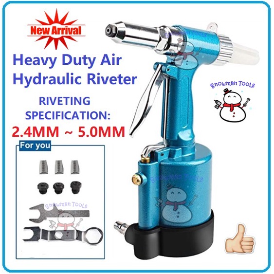 HIGH QUALITY AIR HYDRAULIC RIVETER PNEUMATIC RIVET GUN NUT GUNS HEAVY ...
