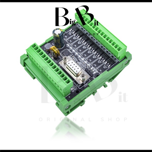 Bigbit FX2N-20MT PLC DC24V Power Relay Transistor board 12 Input 8 ...
