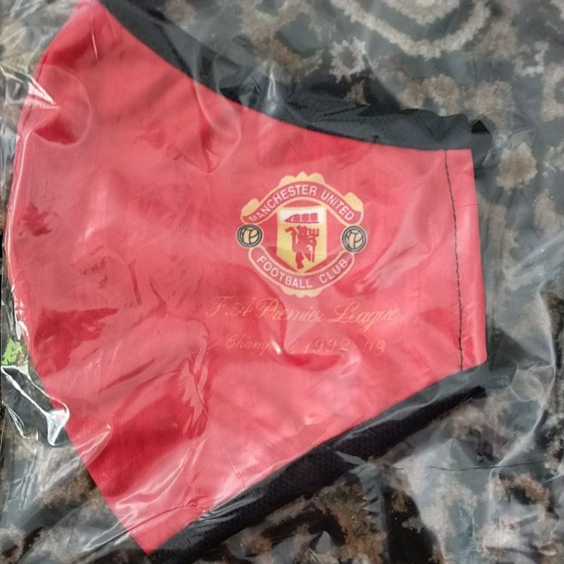 MANCHESTER UNITED 1992 CUSTOM MASK | Shopee Malaysia
