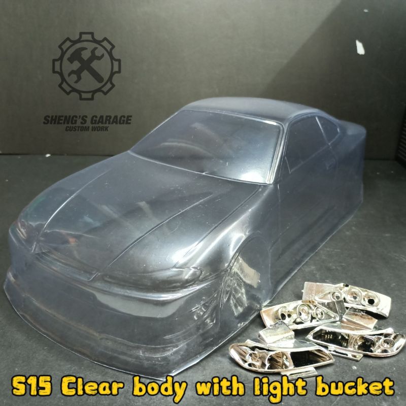 Rc body shell 1/10 S15 (clear body) | Shopee Malaysia