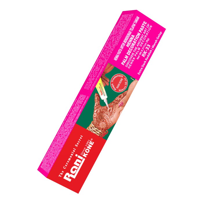 (Only When LIVE) Henna Rani Kone 33 Palm Decoration Paste Extra Dark ...