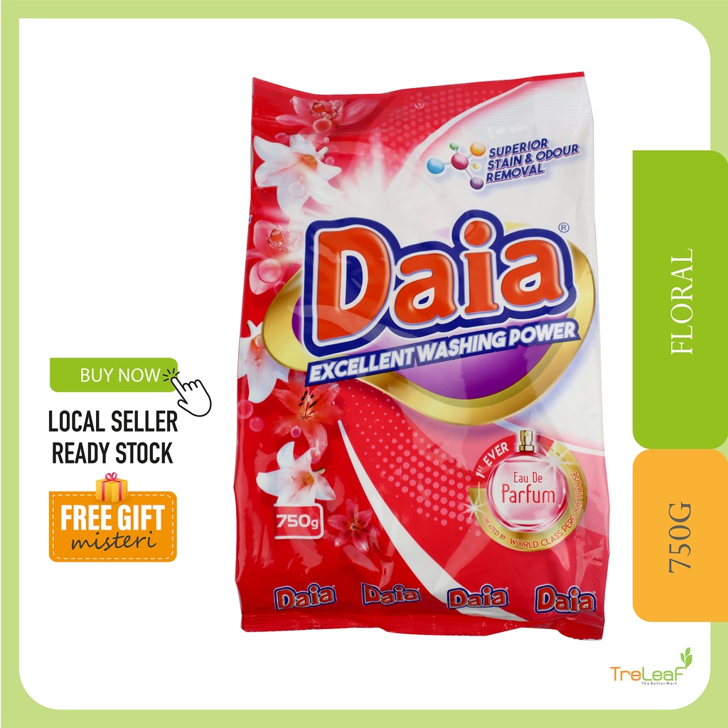 🎁FREE GIFT🎁 DAIA POWDER FLORAL 750G | Shopee Malaysia