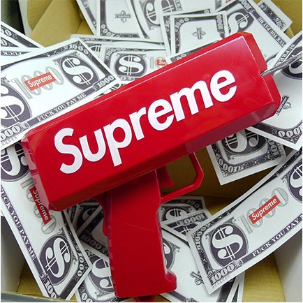 🔥现货ready stock【Supreme喷钞机】🔥抖音新年生日派对装b气氛玩具 摄影道具 附送电池 Supreme spit money ...