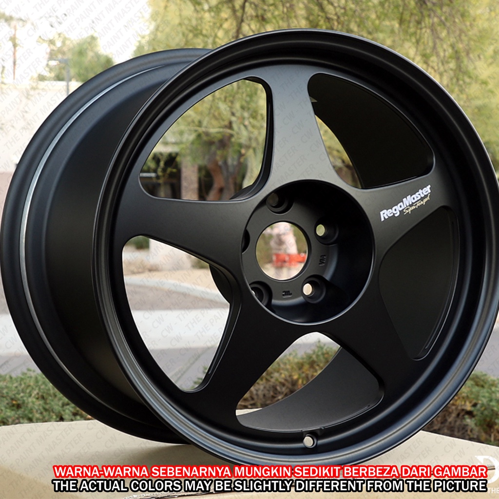 [ Regamaster Black Sport Rim Paint WL11 ] Aikka Motor Car Color 400ml ...