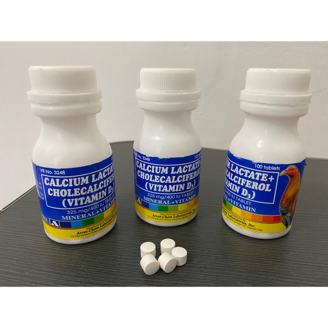 Ubat Ayam Calcium Lactate + Vitamin D3 | Shopee Malaysia