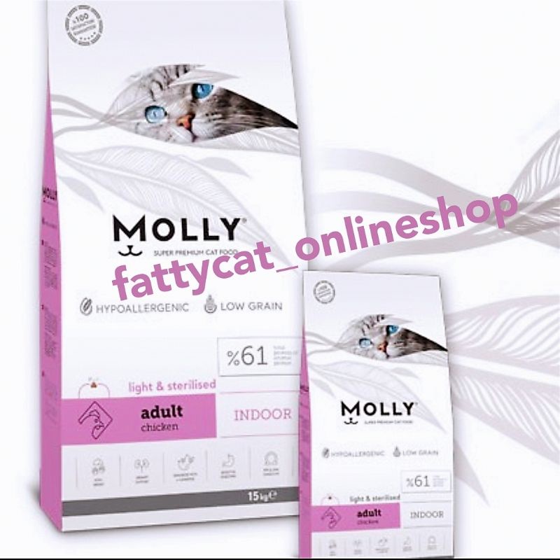 🙀 MOLLY Cat Food 2kg makanan kucing | Shopee Malaysia