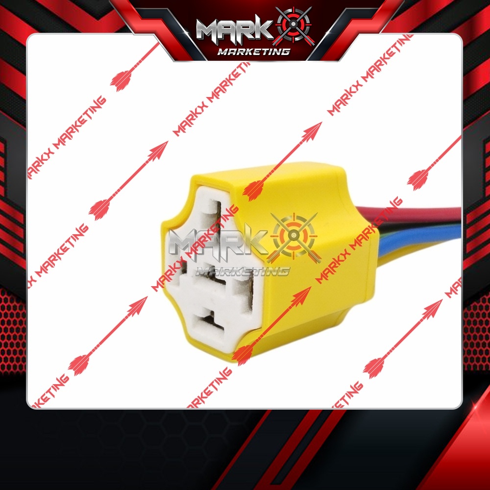 Universal Car Relay 5 Pin Relay Socket Relay 5 Pin 12V 40A 87 Ceramic ...