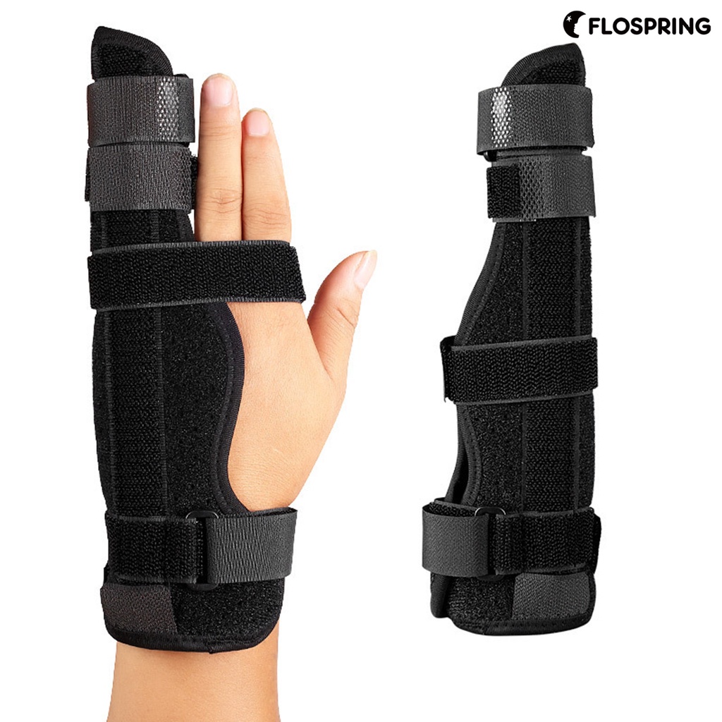 FSG Two Fingers Splint Durable Breathable Finger Pain Relief Adjustable ...