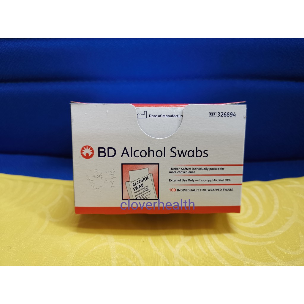 BD ALCOHOL SWABS 100S | Shopee Malaysia