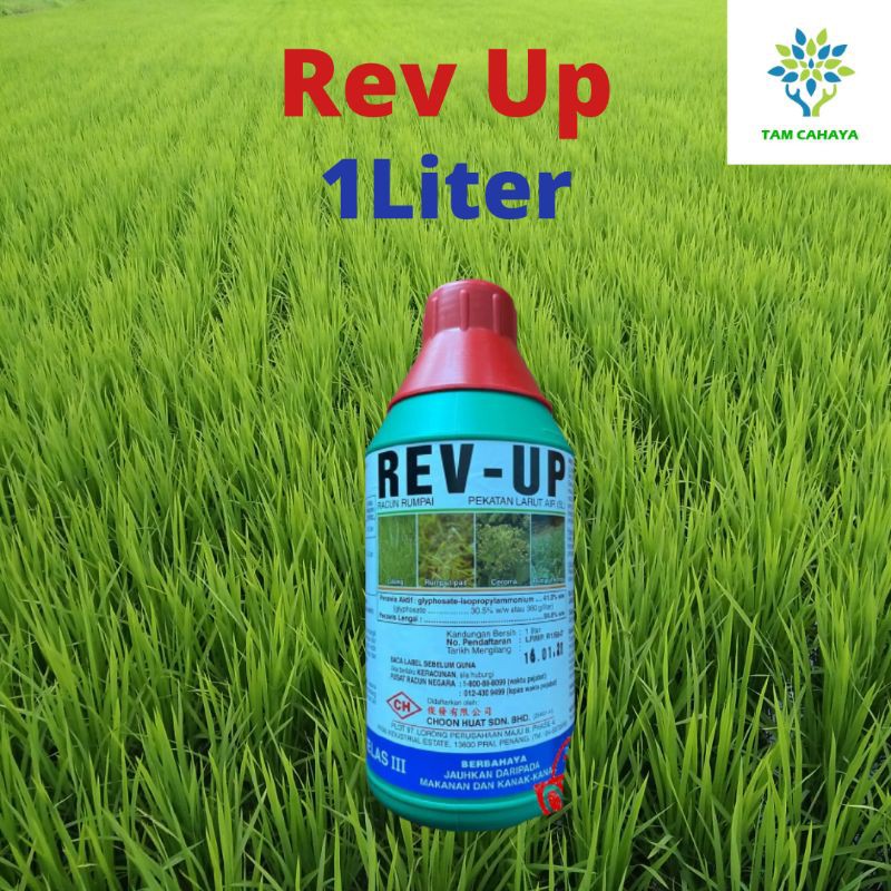 1Liter Rev Up（Sama Dengan KEN UP Roundup Ecomax)/Glyphosate 41%/Racun ...