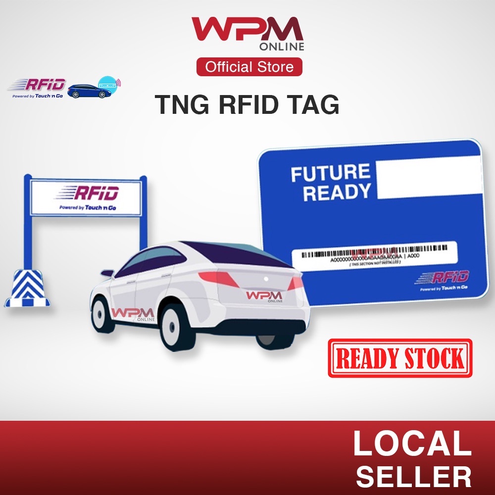 Touch n Go Self-Fitment (DIY) RFID Tag Sticker Toll Tng RFID Touch and ...