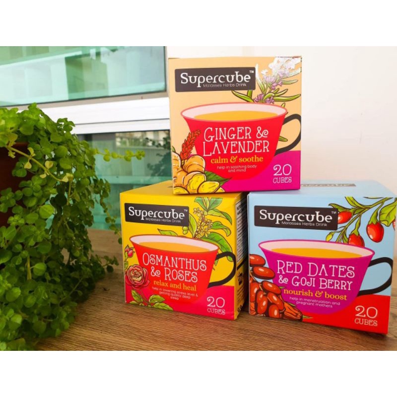 READY STOCK | SUPERCUBE | MOLASES HERBS DRINK | BUY 2 BOXES GET ...
