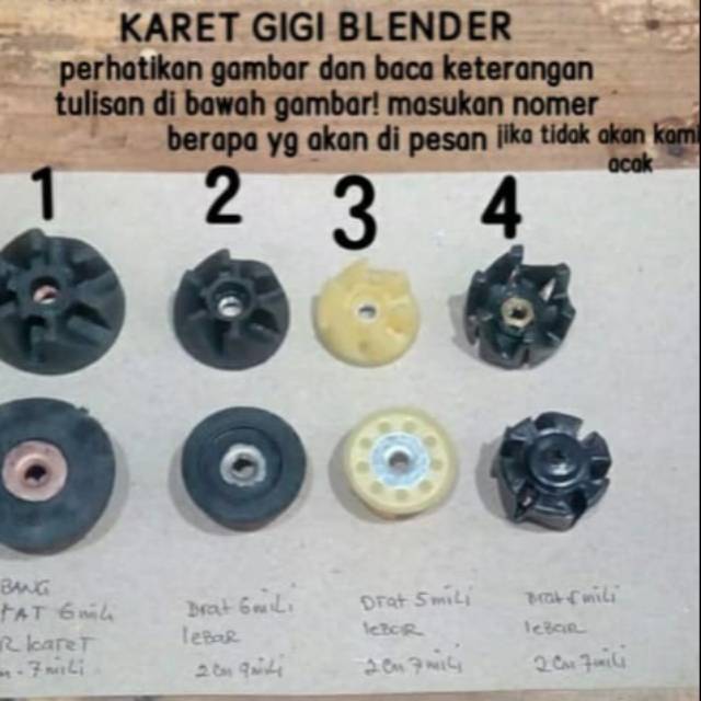 Gear (rubber Blender) | Shopee Malaysia