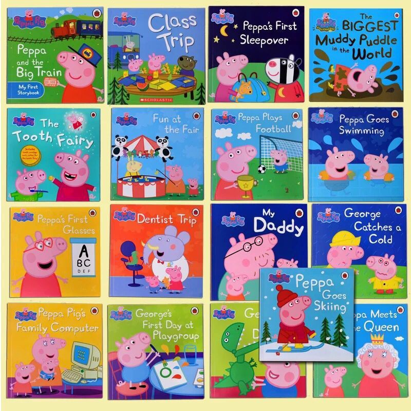 Peppa pig book - English Storybook picture books Peggy George | Buku ...