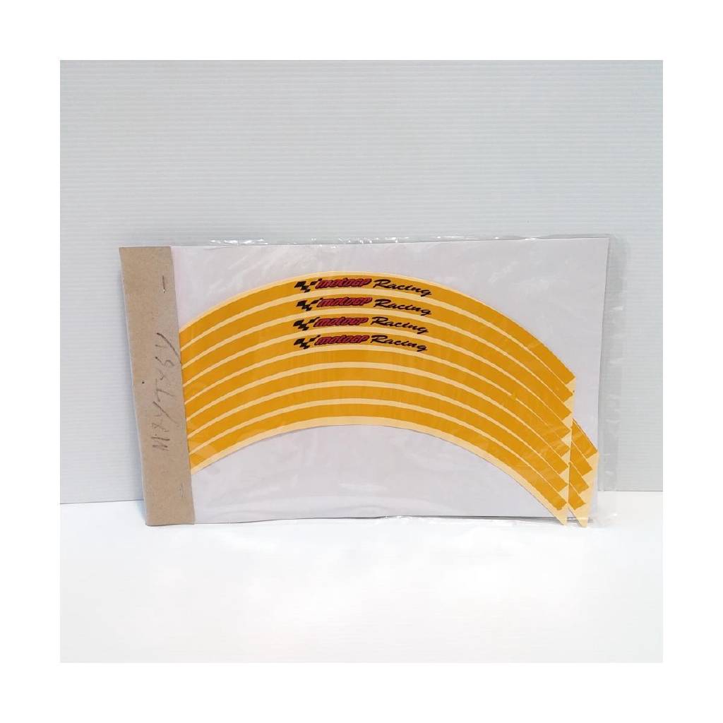 RIM STICKERS (MOTOGP RACING)(GOLD) | Shopee Malaysia