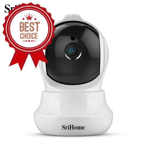 SriHome SH020 1080P Wireless IP Camera Indoor Surveillance (White ...