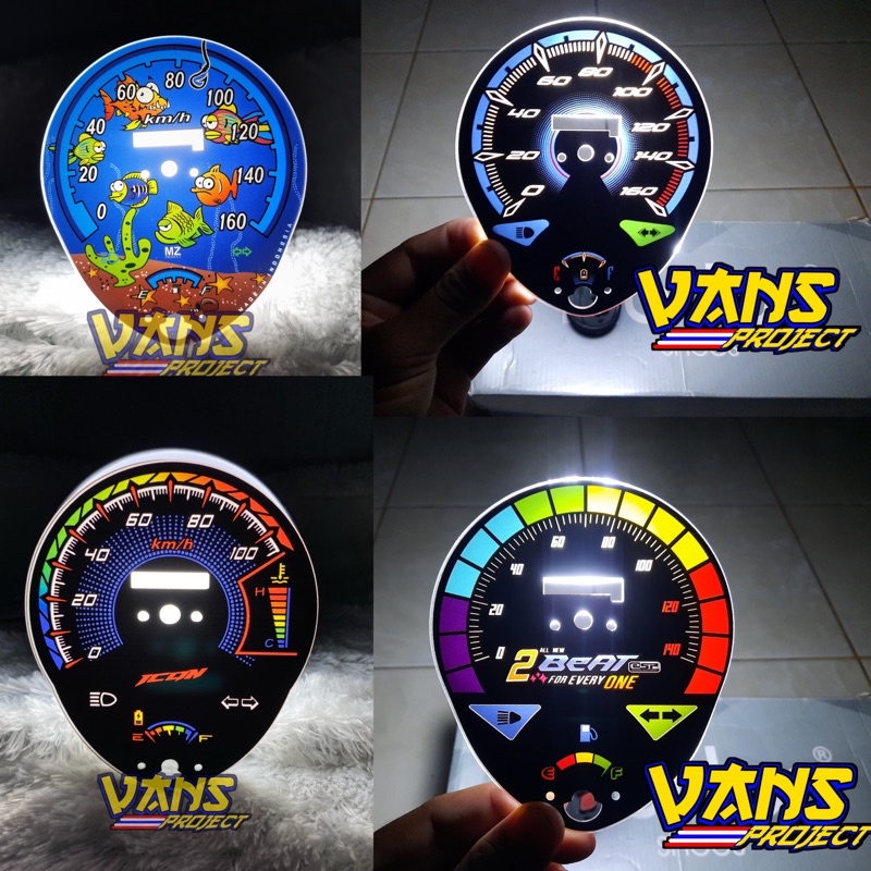 Indiglow Speedometer Board Honda Beat Karbu gen 1 PNP installation to ...