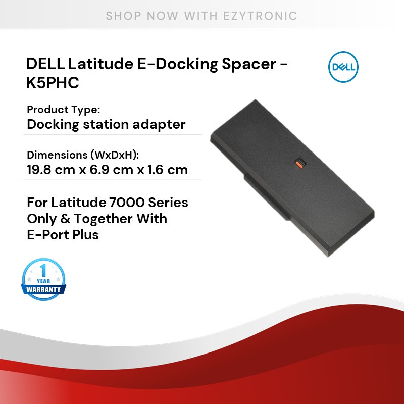 LATITUDE E-DOCKING SPACER (FOR LATITUDE 7000 SERIES ONLY & TOGETHER ...