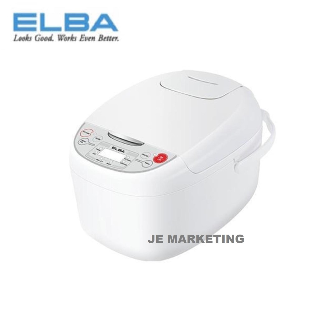 Elba Microcomputer Rice Cooker ERC-B1260(WH)/ ERC-B1886(WH) | Shopee ...