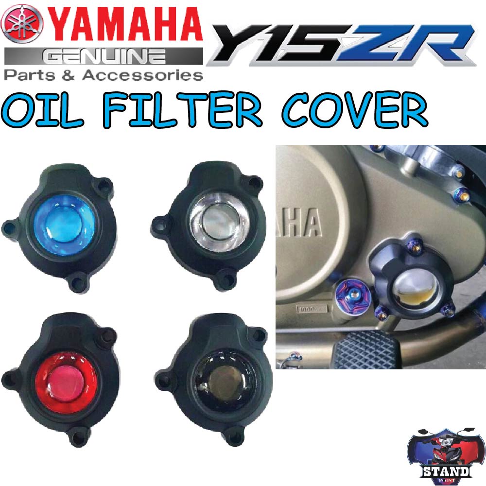 Y15 Y15Z Y15ZR V1 V2 EXCITER / LC135 5S / FZ150 OIL FILTER COVER VIETNAM TRANSPARENT YAMAHA ...