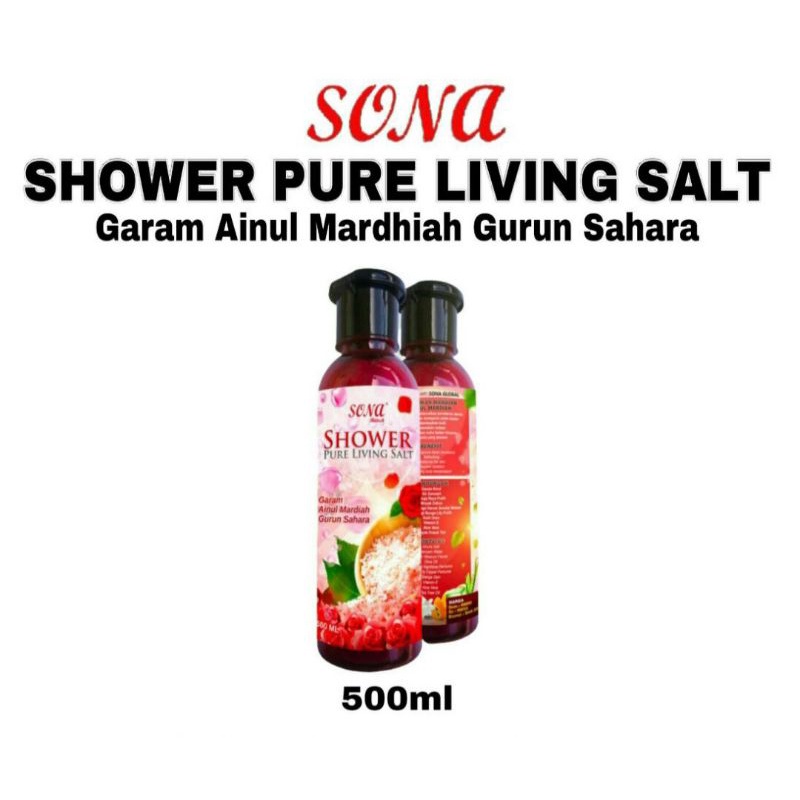 SONA PURE LIVING SALT SHOWER 500 ML | Shopee Malaysia