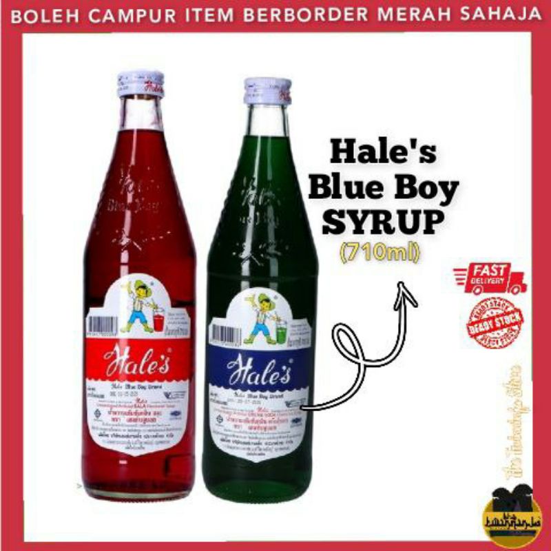 Hale's Blue Boy Sirap Perisa Wangi Cream Soda Syrup Sala Juice Sweet ...
