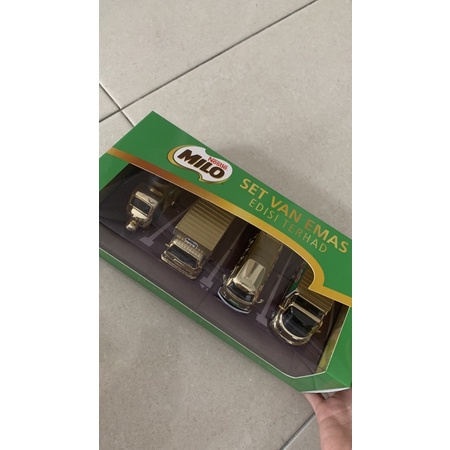 GOLD MILO VAN COLLECTION FULL SET WITH MILO VAN 90s | Shopee Malaysia
