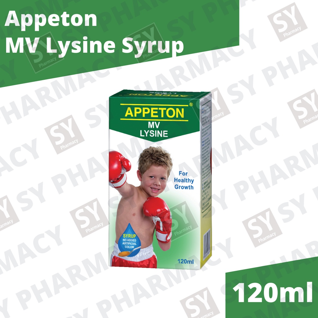 Appeton Multivitamin Lysine Syrup 120ml (Exp: 10/2025) | Shopee Malaysia