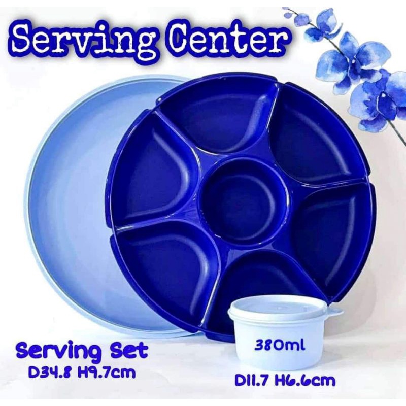 Tupperware Serving Centre Royal Blue | Shopee Malaysia