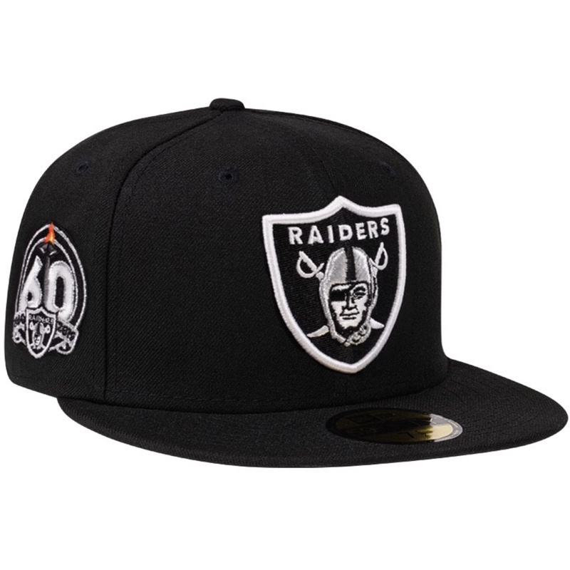 NEW ERA 59FIFTY LAS VEGAS RAIDERS 60TH SEASON BLACK FITTED CAP | Shopee ...