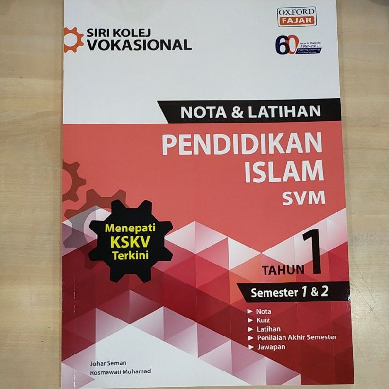 Siri Kolej Vokasional Nota & Latihan Pendidikan Islam Tahun 1 Semester 1&2 | Shopee Malaysia