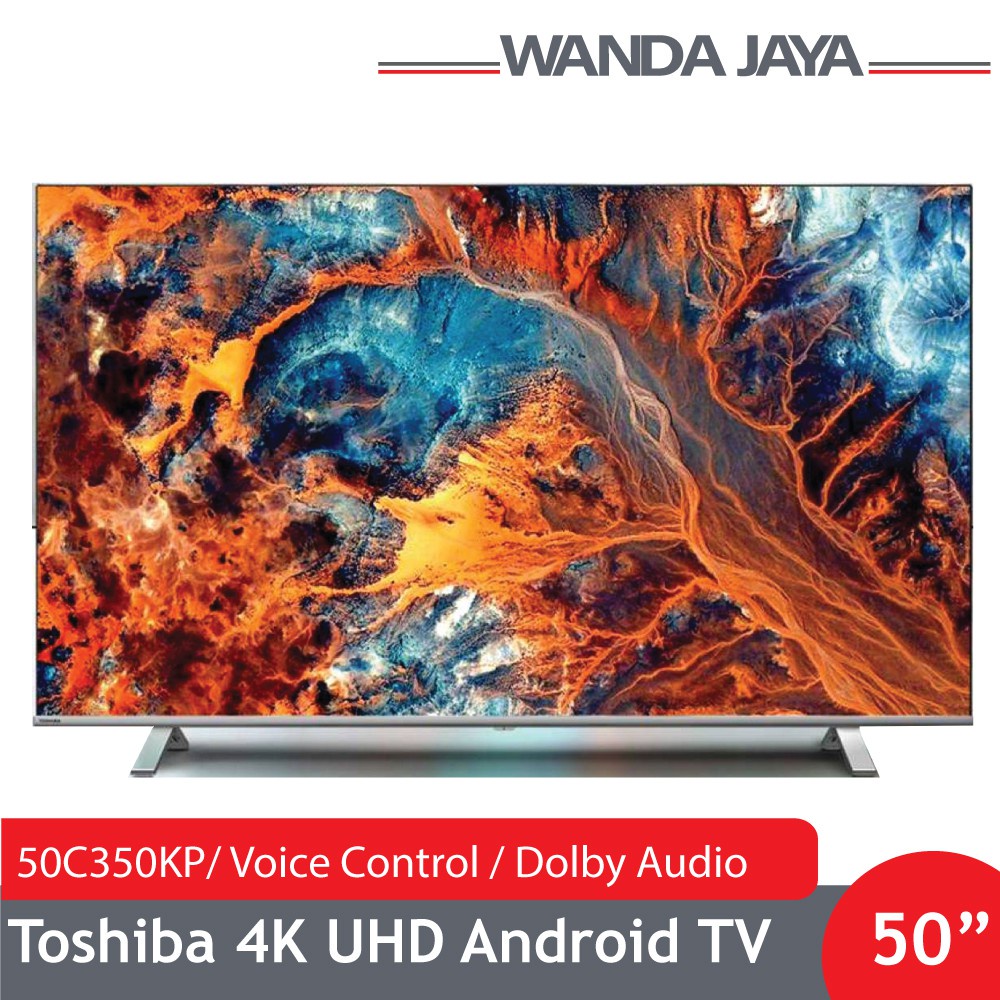 Toshiba TV 50" 4K Android LED 50C350LP Television | Shopee Malaysia