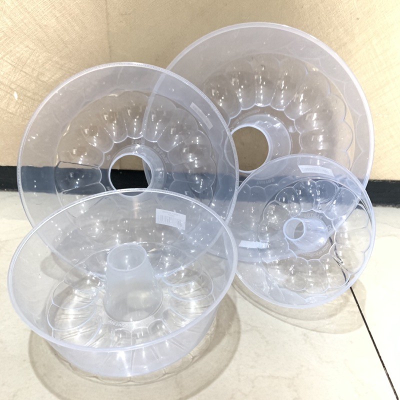 Sakura Pudding Agar Mold | Flower Wave Plastic Pan | 13 16 19 22 cm ...