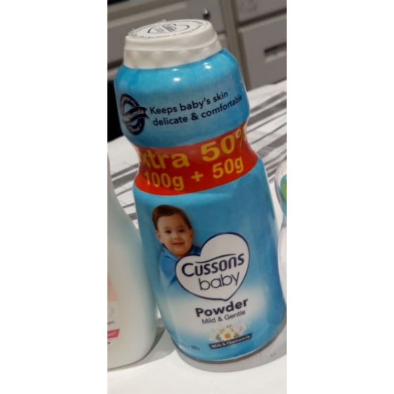 Cussons Baby Mild & Gentle Powder 100gr + 50gr | Shopee Malaysia