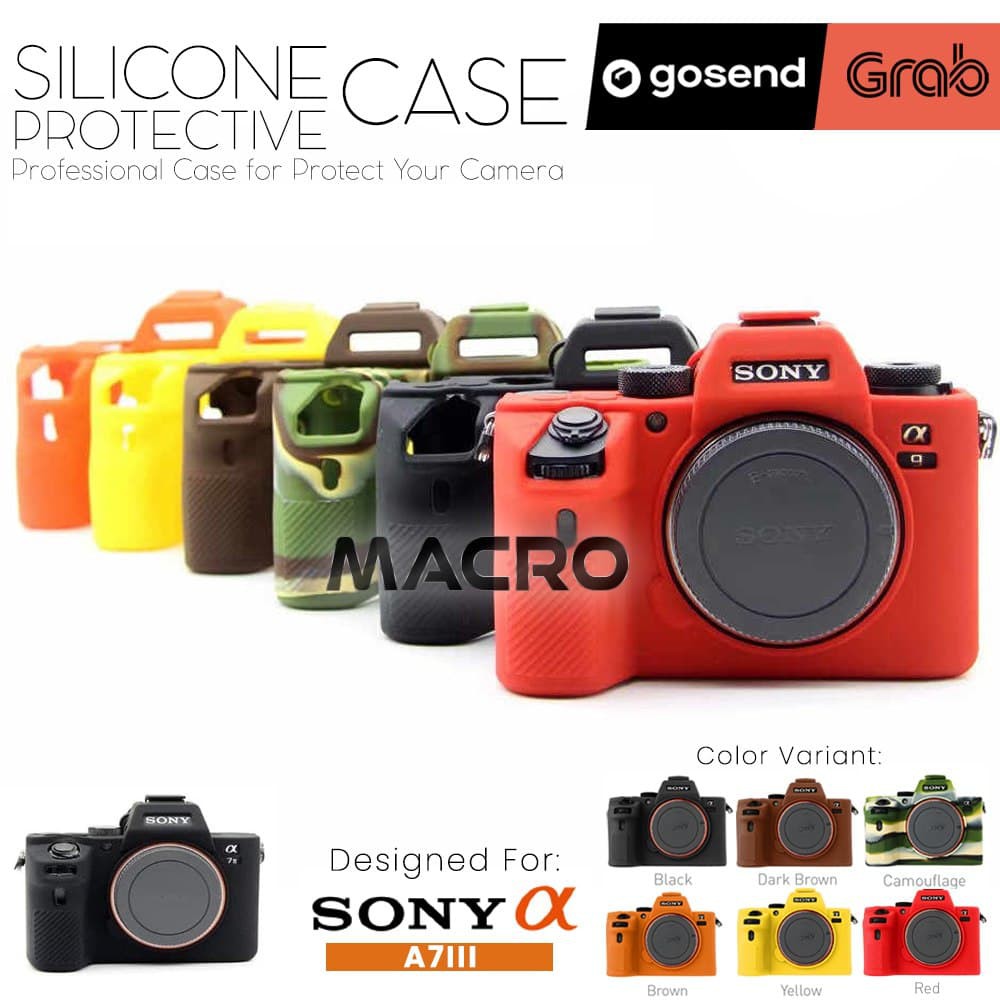 Silicon CASE FOR SONY A7 MARK III - SILICONE COVER RUBBER CASE ...