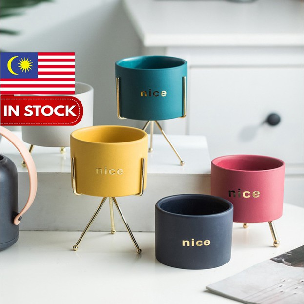 NICE Succulent Cactus Pot stand Plant Pots 多肉植物 仙人掌 栽培小盆栽套件 flowerpot ...