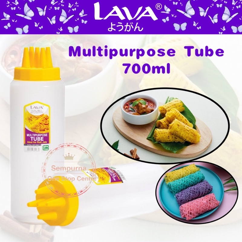 LAVA Plastic Multipurpose Tube Bottle / Sauce Squeezer / Acuan Roti ...