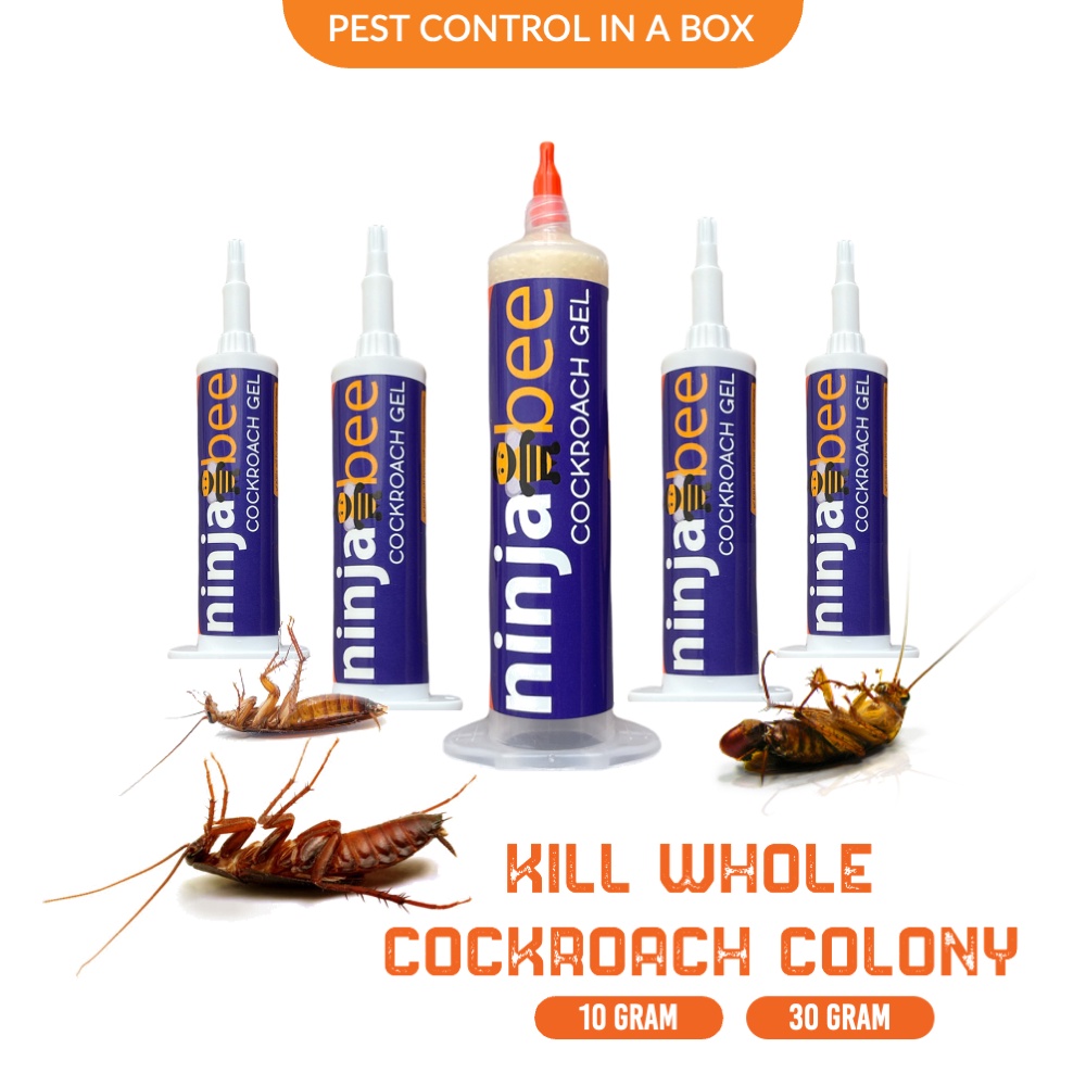 Pest Control in a Box Ninja Bee Eco Cockroach Gel Bait | Shopee Malaysia