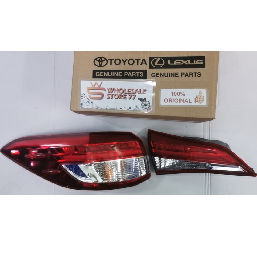 ORIGINAL TOYOTA VIOS NSP151 FACELIFT 2021 TAIL LAMP BONNET REAR LAMP ...
