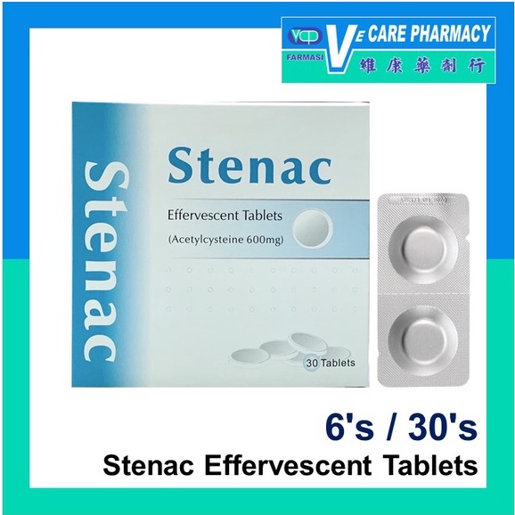 Stenac Effervescent Tablet 6's / 30's [Exp: 10/2026] | Shopee Malaysia