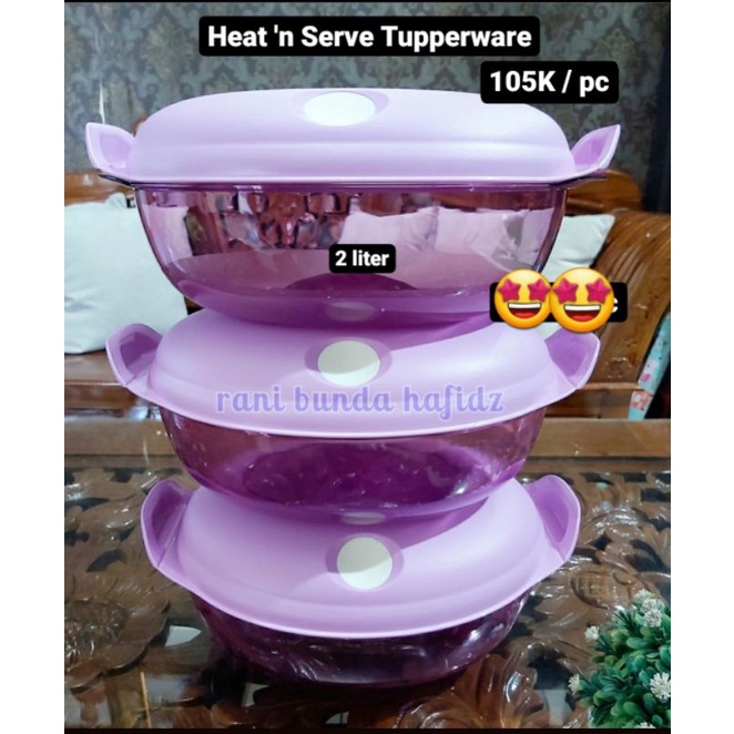 Tupperware ORIGINAL Heat'N Serve Food Storage Container | Shopee Malaysia